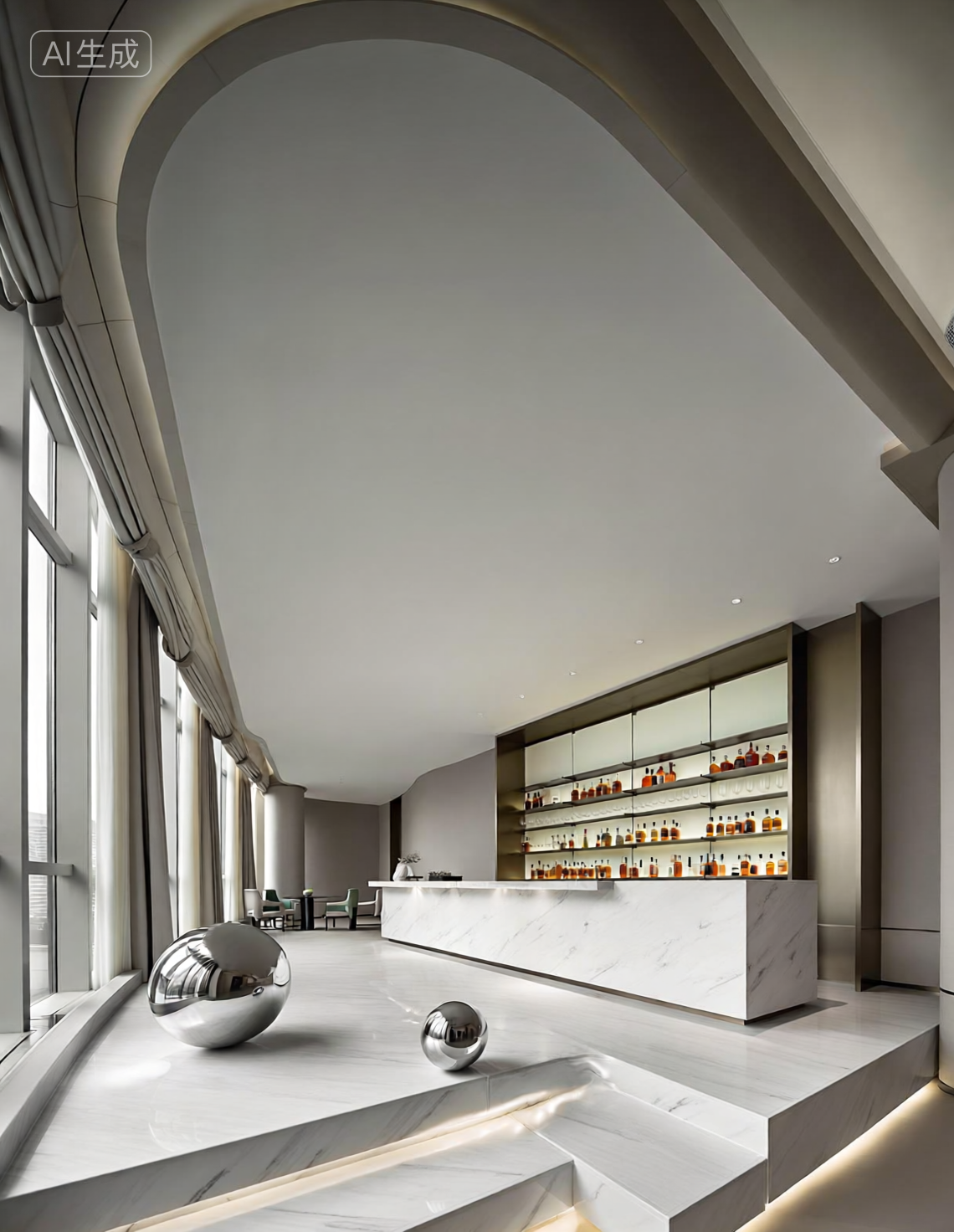 Indoor Space Design - Qwen Model Creativity-LoRA-su pang-Shakker